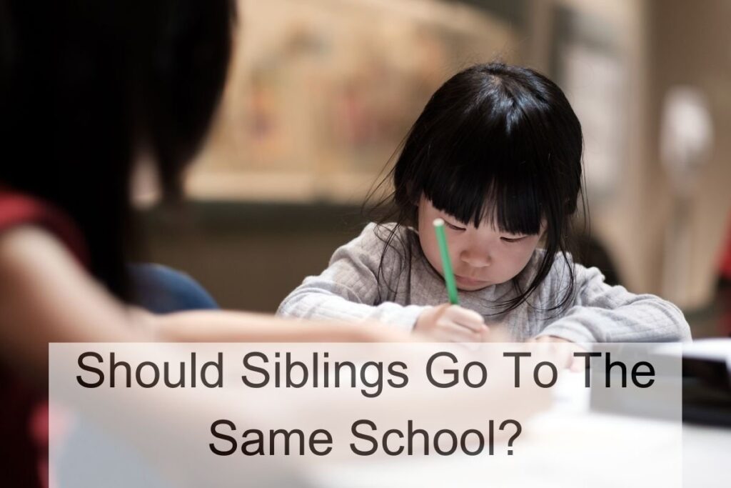 Should Siblings Go To The Same School (Or Same Class ...