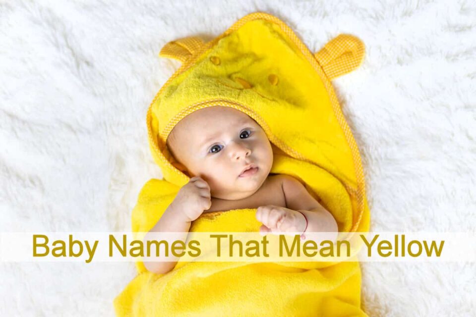 17 Baby Names That Mean Yellow - KidsTurnCentral.com